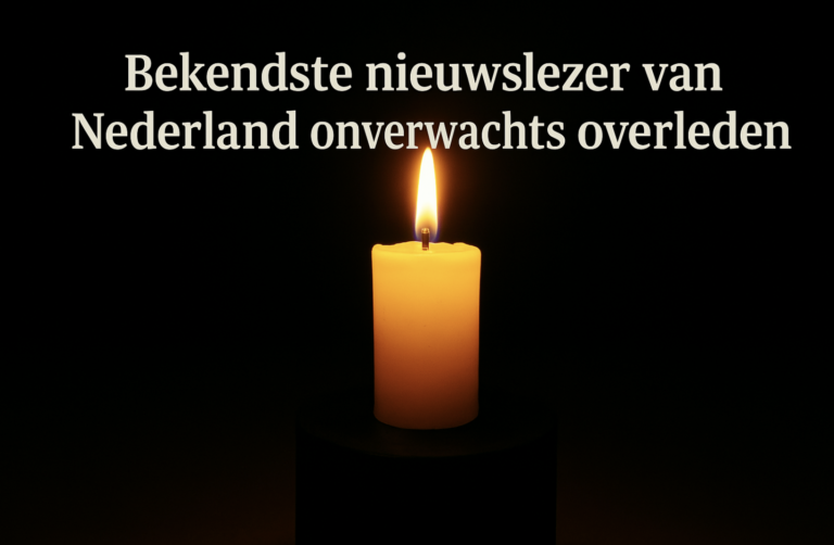 Iconische Nederlandse nieuwslezer onverwacht overleden