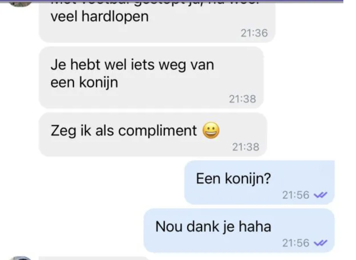 Opmerkelijke vergelijking tijdens Tinder-gesprek zorgt voor verbazing ...